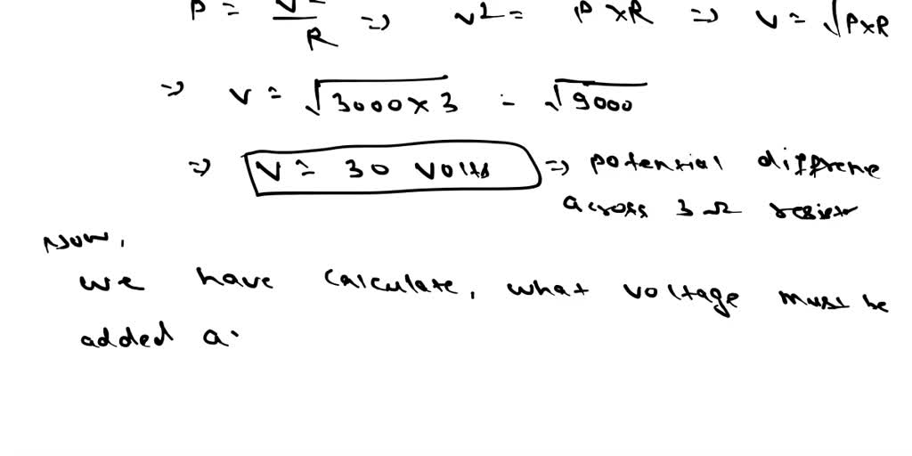 Solved Question 2 For The Following Circuit A Find The Value Of The Variable Resistor R That