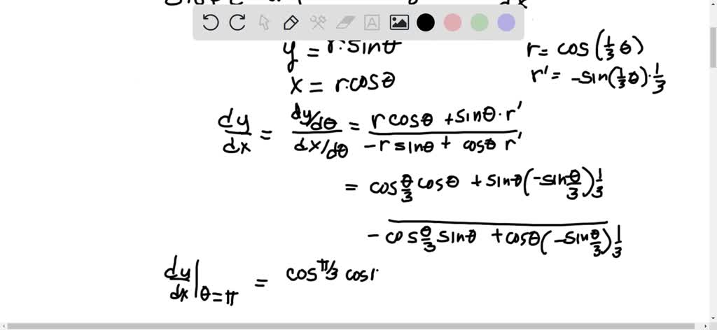 SOLVED:polar curve r = f(0) has parametric equations x f(e) cos(e) and ...