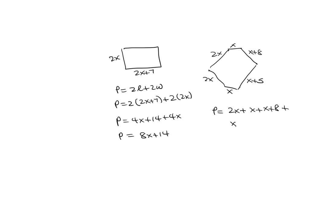 SOLVED: DIGITAL MATH Amanda Wilson #30 REASONING: Find the difference between the perimeters of ...
