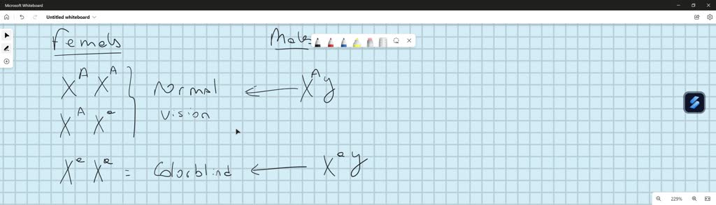 SOLVED: color blindness is an x-linked recessive trait. if a color ...