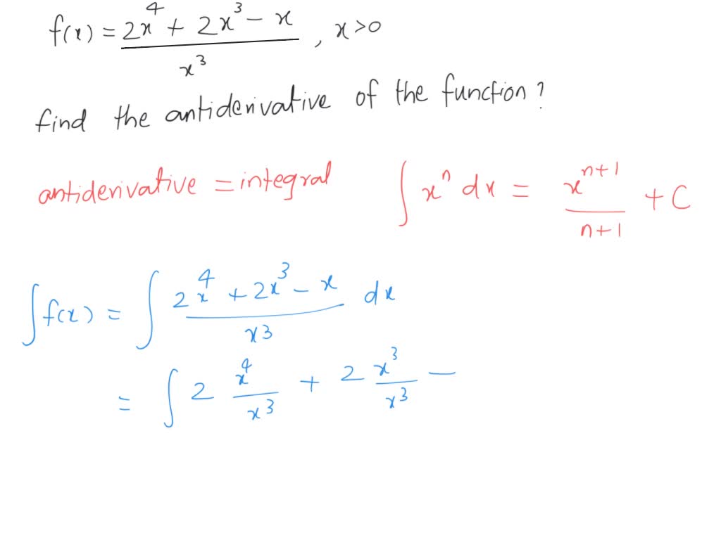 SOLVED: Find the most general antiderivative of the function. (Check ... SOLVED: Find the most general antiderivative of the function. (Check ...