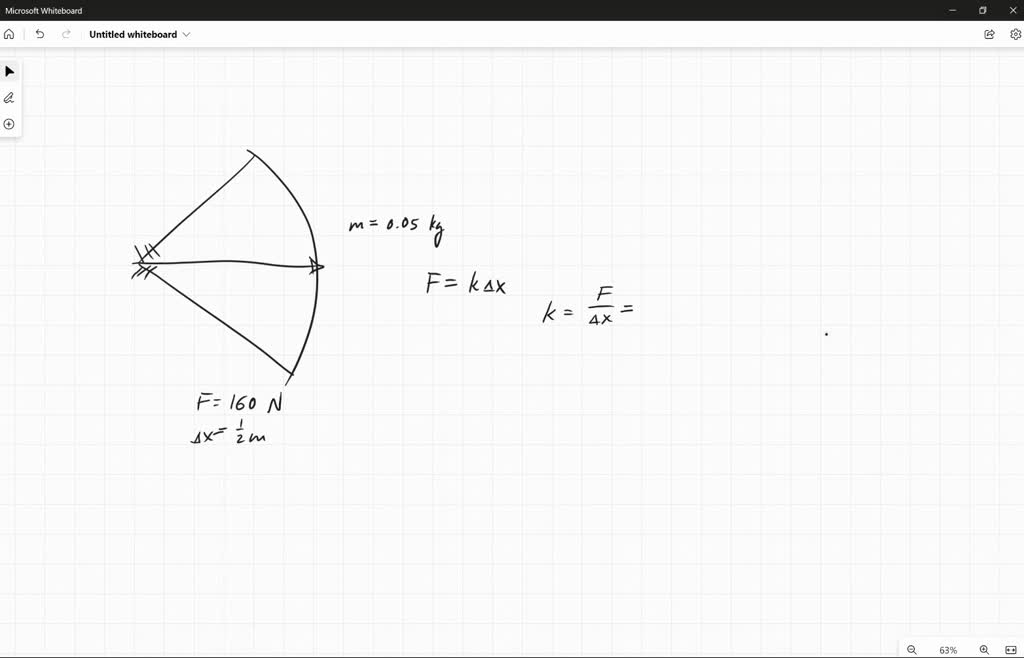 SOLVED: Assume that the force of a bow on an arrow behaves like the ...