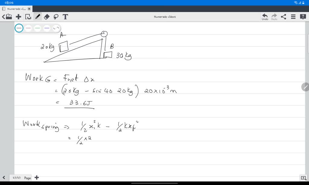 SOLVED: Texts: The object with mass 𝑚 = 10 𝑔 on a frictionless incline that makes an angle 𝜃 ...