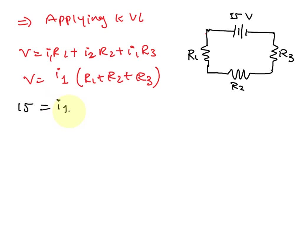 SOLVED: Refer to the following circuit diagram with Vo=I5V, Rh=150, R2-200, R3-602 V Rz Rz What ...
