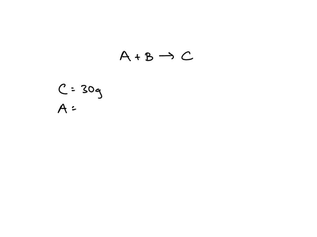 SOLVED There Are Two Reactants In A Chemical Equation And One Product 