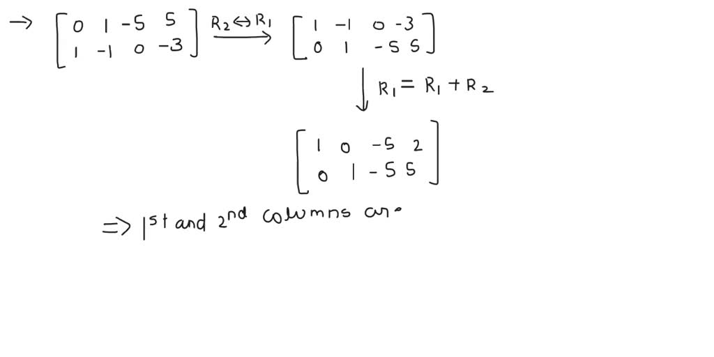SOLVED: Find the general solution of the system whose augmented matrix ...