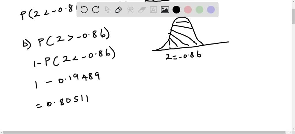 SOLVED: Use Table A to find the proportion of observations from a ...