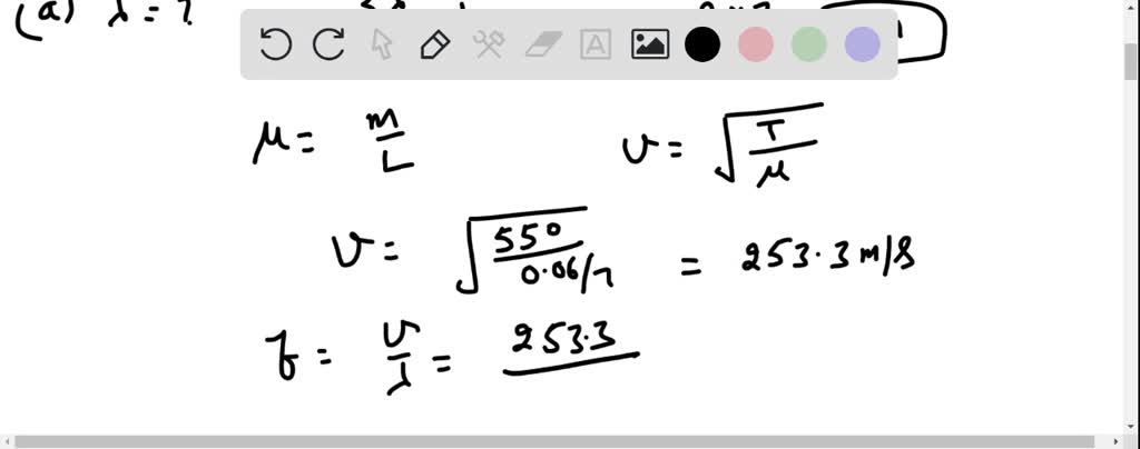 SOLVED: 6 The figure shows two snapshots of a standing wave on a string ...