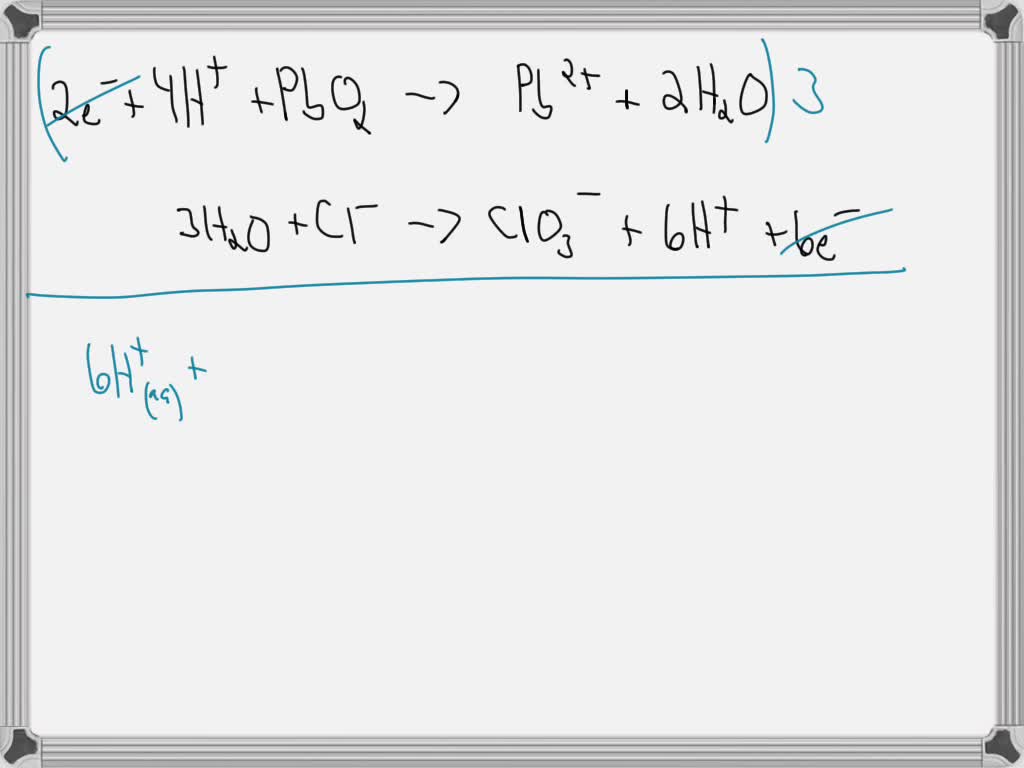 SOLVED: When the following skeletal equation is balanced under acidic ...