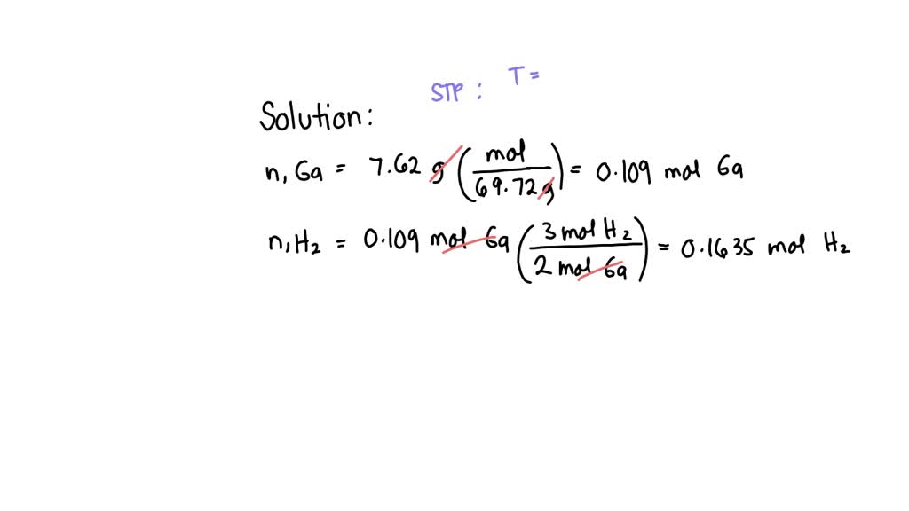 SOLVED: A student combines 54.253 g of gallium metal completely reacted ...