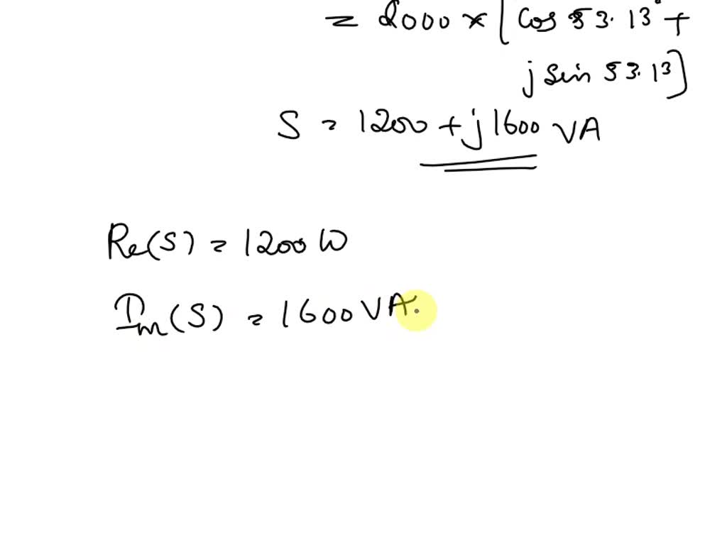 SOLVED: Two loads Z1 = 100 + j0, and Z2 = 10 + j20 are connected across a 200 V rms 60 Hz source ...