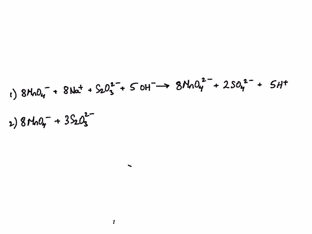 SOLVED: What are the net ionic equations for the redox reactions in ...