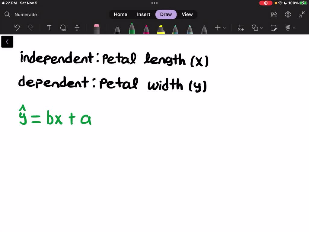 y ^ = x + What is the predicted sepal width for iris versicolor for a ... y ^ = x + What is the predicted sepal width for iris versicolor for a ...
