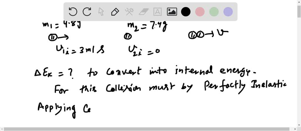 SOLVED: A 4.8 g particle is moving towards a stationary 7.4 g particle ... SOLVED: A 4.8 g particle is moving towards a stationary 7.4 g particle ...