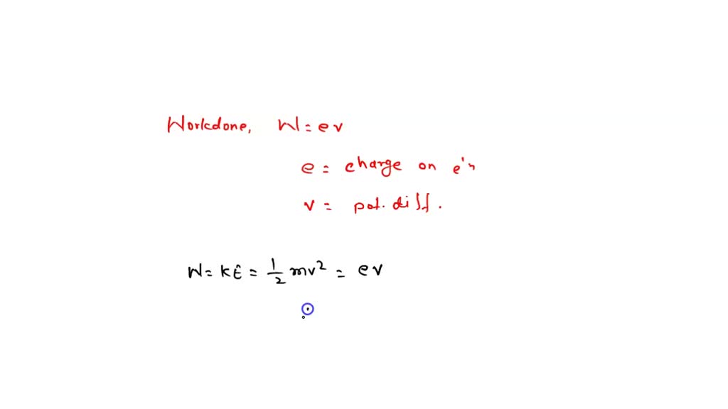Solved An Electron Is Accelerated From Rest Through Potential