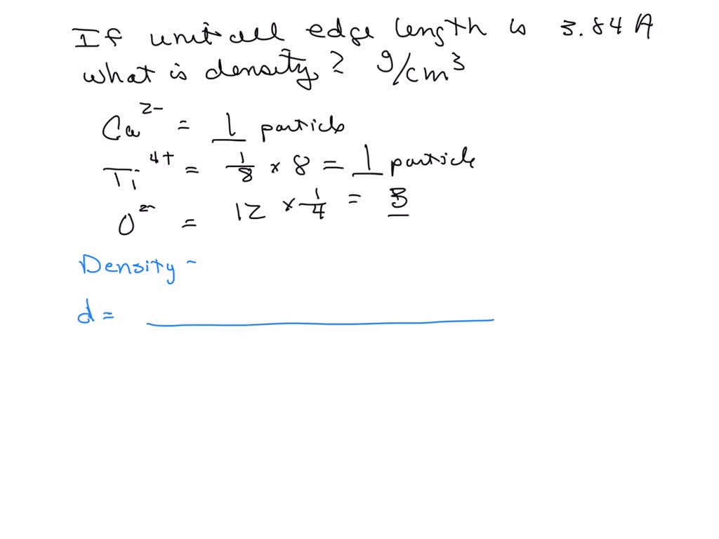 SOLVED: Some oxide superconductors adopt a crystal structure similar to ...