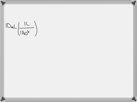 In this experiment it takes about ten microliters (microliters is ...