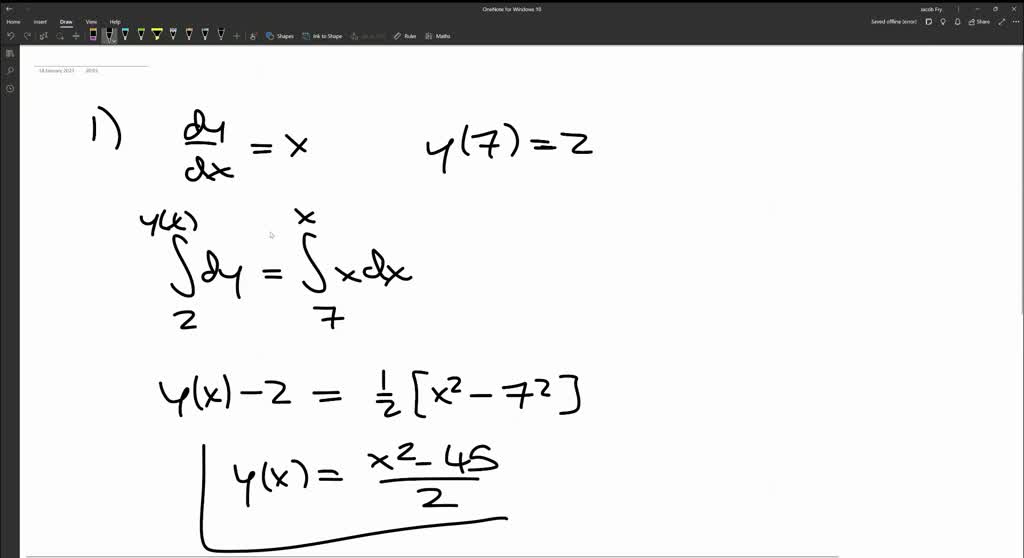 SOLVED: The differential equations appear similar but have very ...