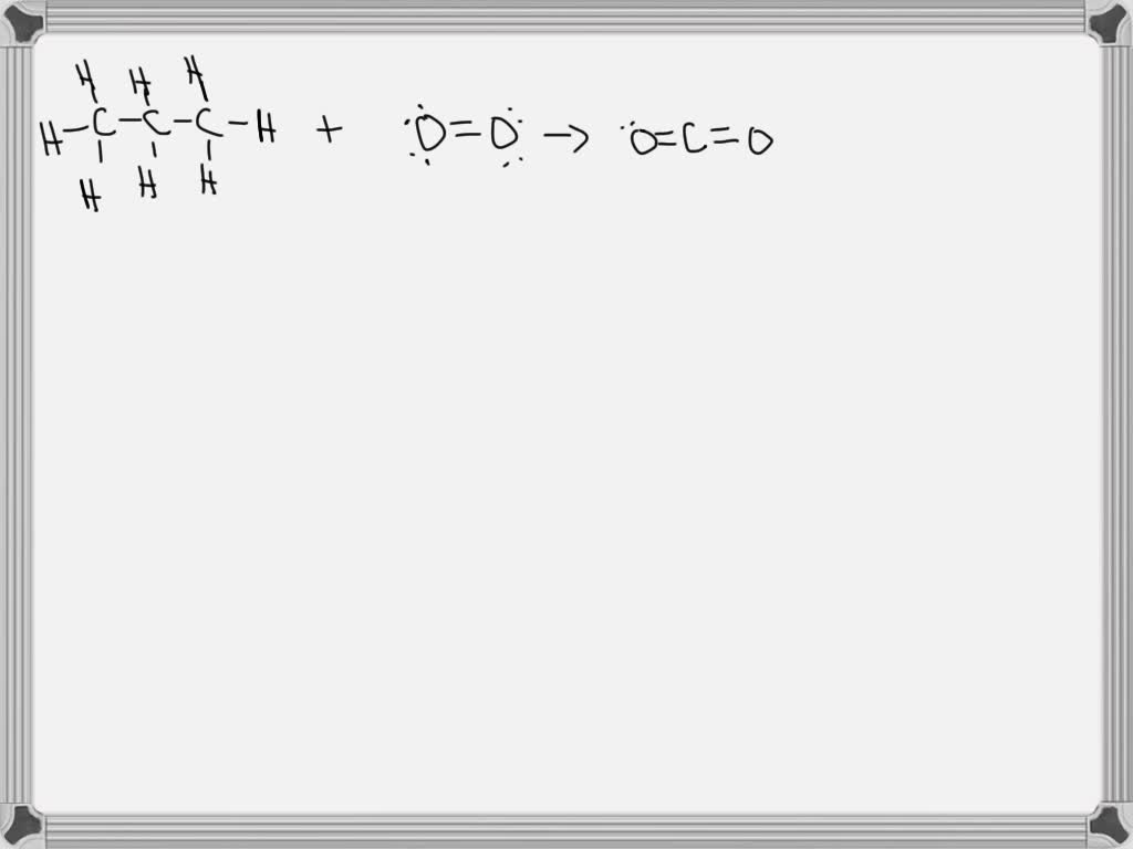 SOLVED: balanced combustion equation using Lewis structures for all ...