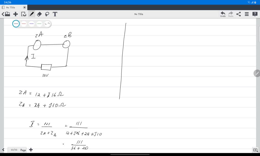 SOLVED: Two impedance coil of A and B are connected in series to all ...