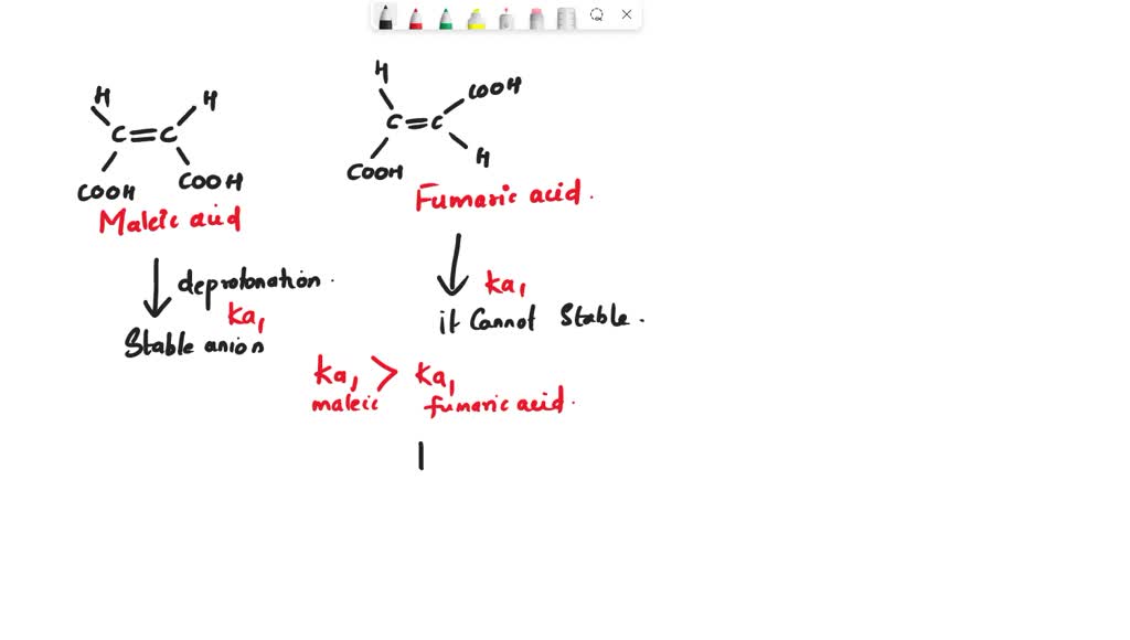 SOLVED: Which of the following statements is/are true? A. Maleic acid ...