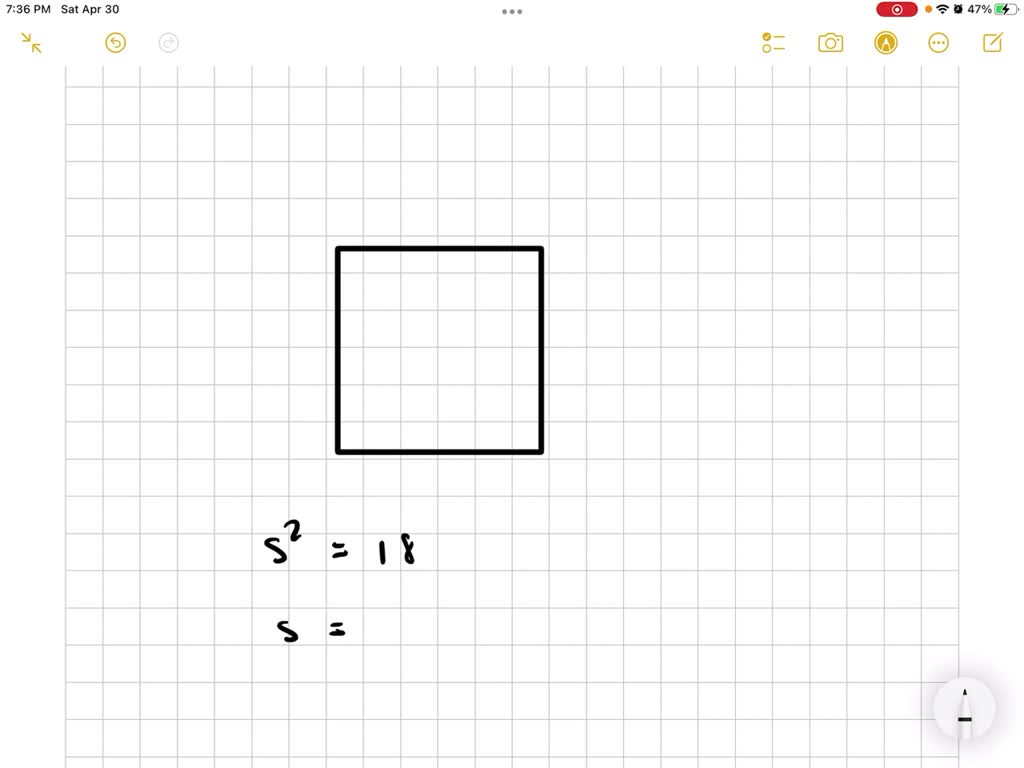 SOLVED: A flowerbed has an area of 18 square meters. What is the ...