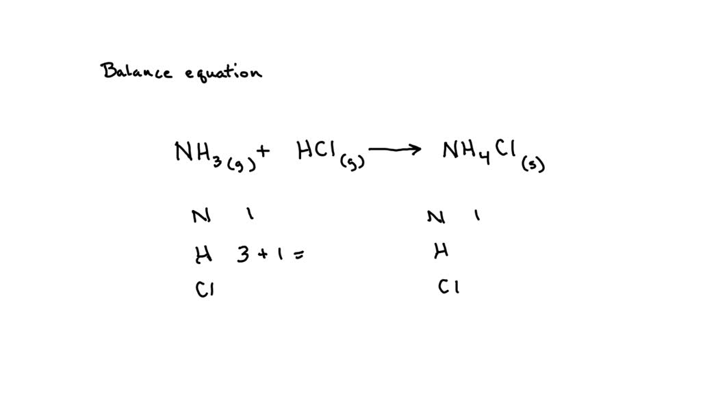 SOLVED: Texts: Problem 7.117 Part A Balance the following equation: NH3 ...