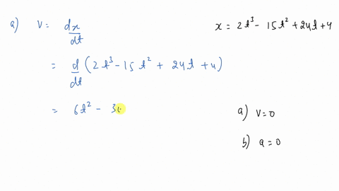 the motion of a particle is defined by the relation x t3 6t2 36t 40 where x and t are expressed ...