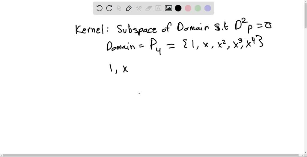 SOLVED: point) Let Pn be the vector space of all polynomials of degree n or less in the variable ...