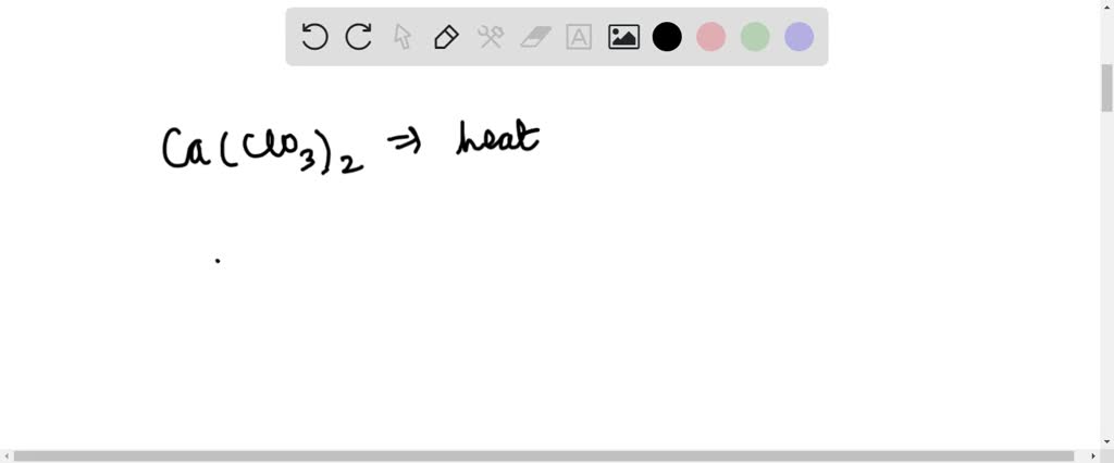 SOLVED:Other metal chlorates when heated show similar behavior to that ...