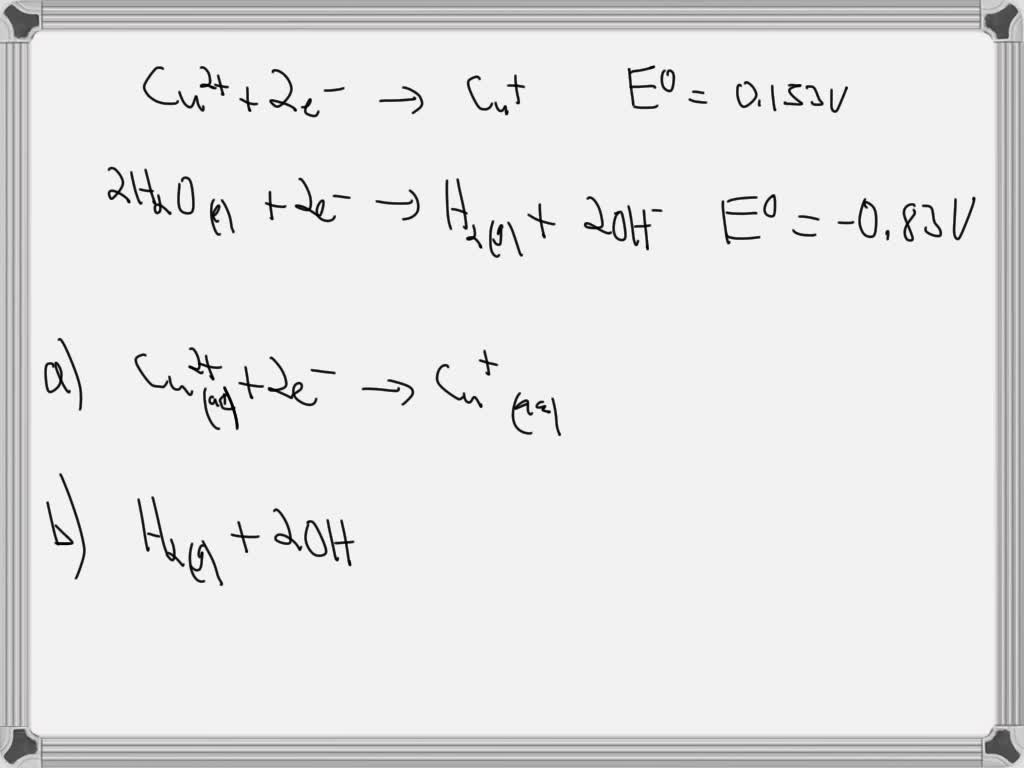 SOLVED: For a galvanic cell represented by the cell diagram, determine ...