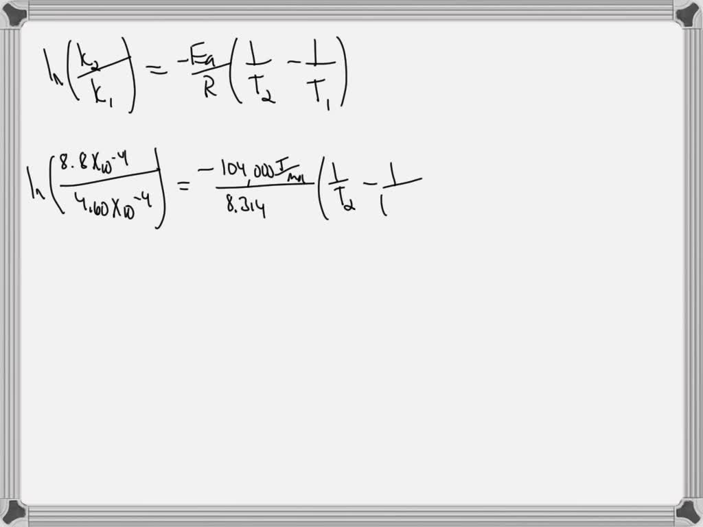 SOLVED: The rate constant for a first-order reaction becomes 8 times when the temperature is ...