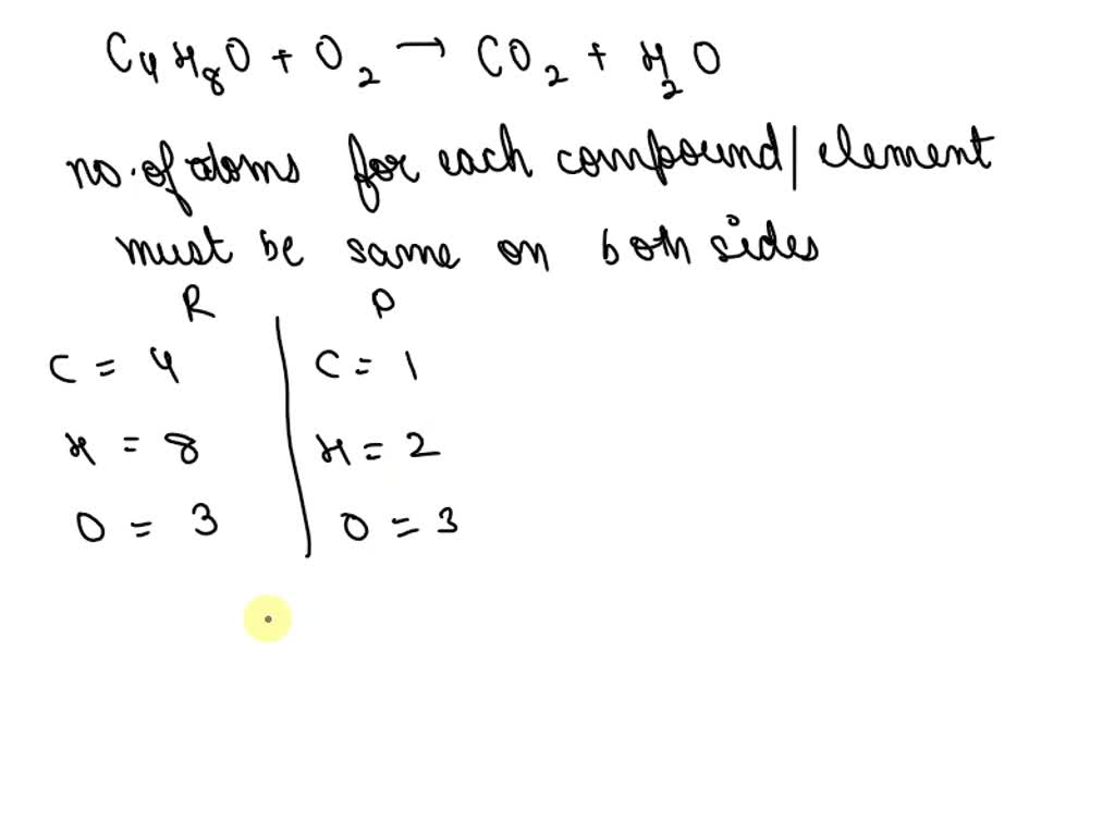 Solved What Is The Balanced Chemical Equation For The Following