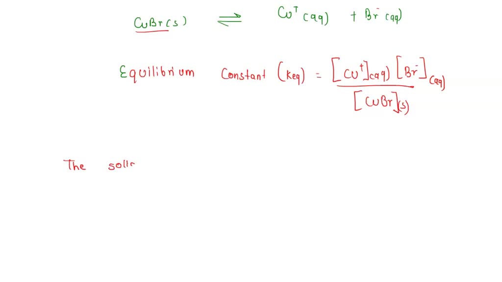 SOLVED: 'Write chemical equation for Solubility product constant of Ca ...