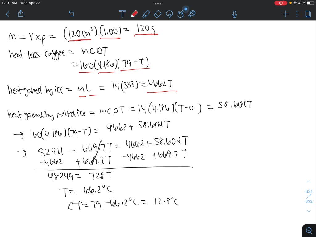 SOLVED: An insulated Thermos contains 130 'cm? of hot coffee at 90.0'C ...