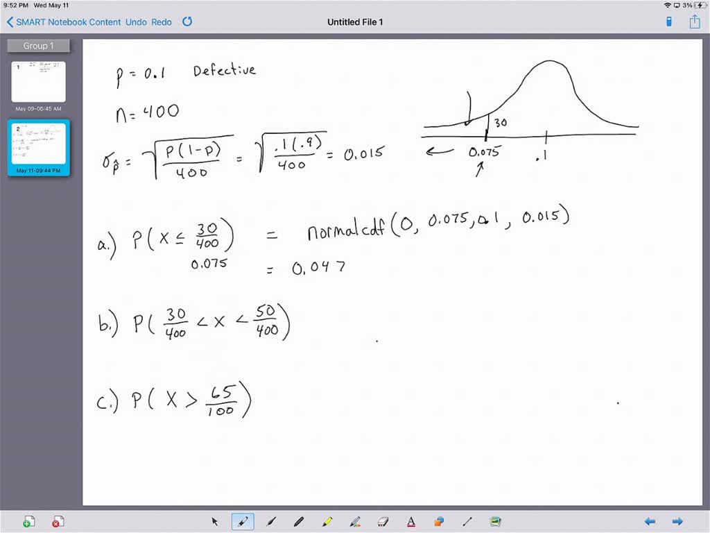 SOLVED: A machine produces bolts of which 10 percent are defective ...