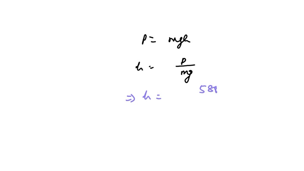 SOLVED: Potential energy P of an object can be represented by the ...