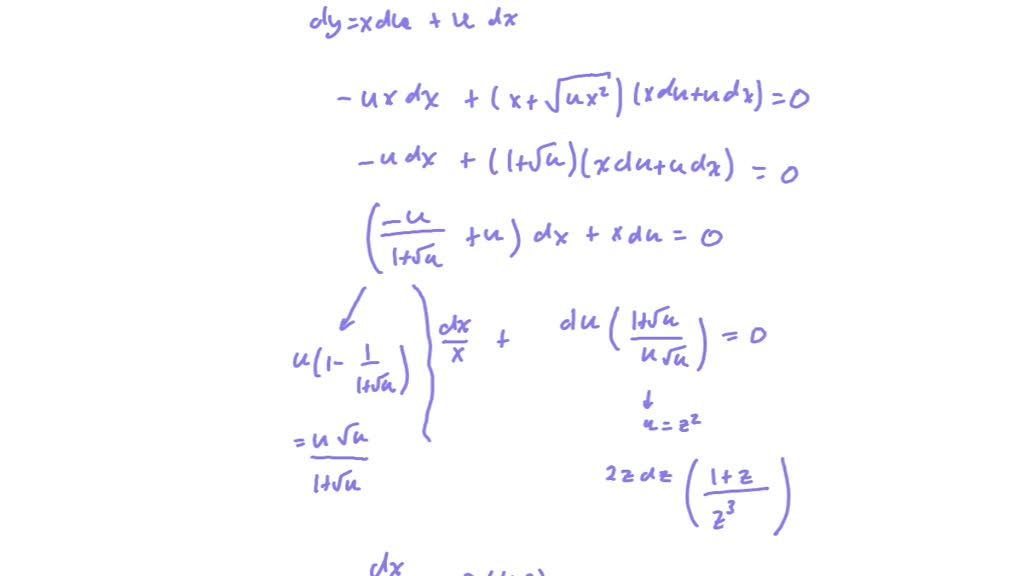 SOLVED: Solve the given differential equation by using an appropriate ...