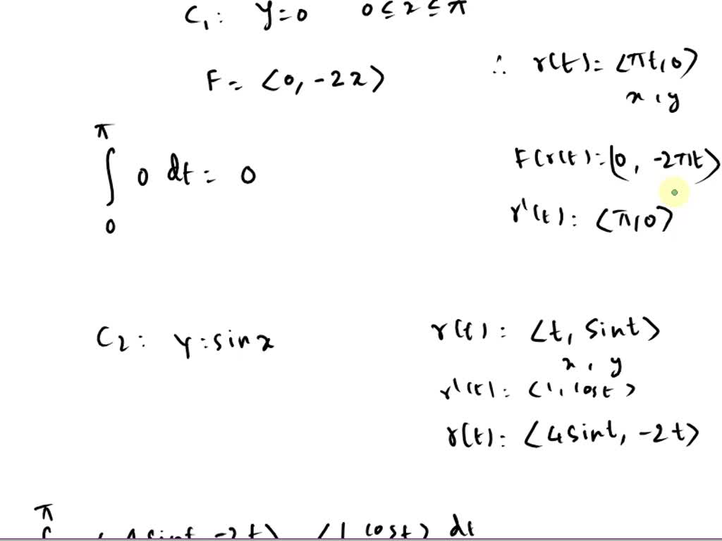 SOLVED: Consider the following region R and the vector field F. a ...