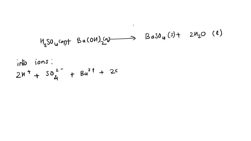 SOLVED: Which one of the following reaction equations is the net ionic ...