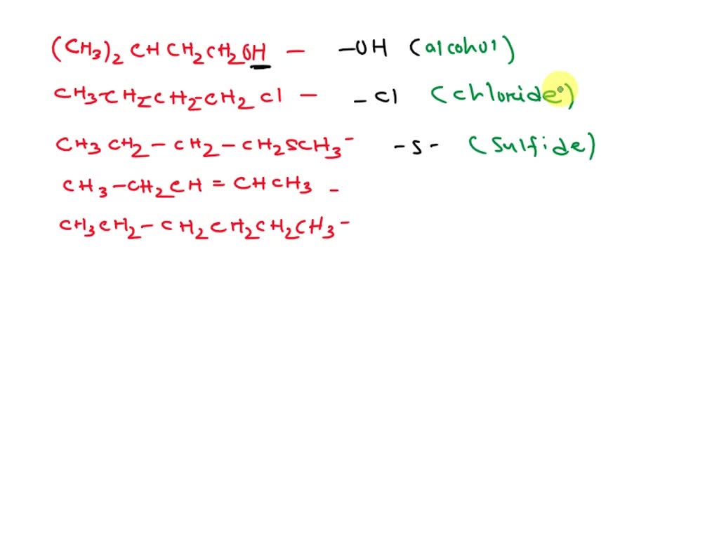 SOLVED: 43. 46. 44. CH3CH2OH CH3CH2CH2CNH2 CH3CH2CH=CHCH3 CH3CH2CHCOCH3 ...