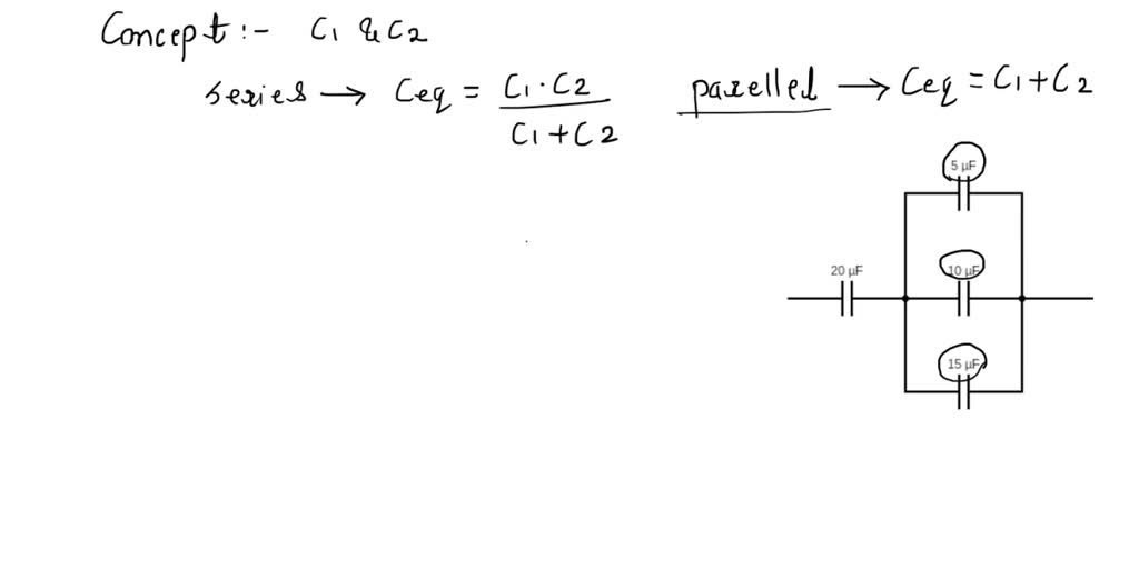 Solved What Is The Equivalent Capacitance Of The Combination Shown 20