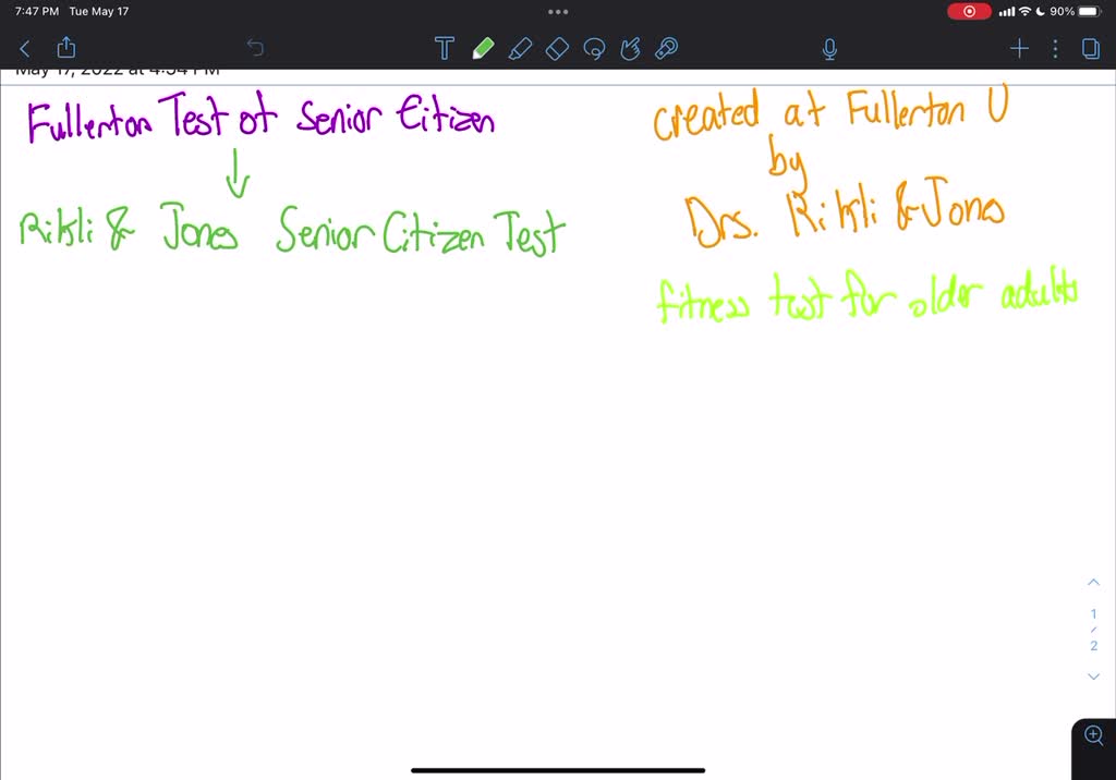 SOLVED: Which one of the following tests is also known as Fullerton ...