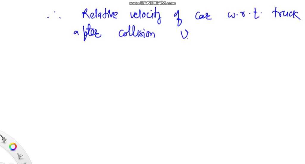 SOLVED: The 5000 kg truck and 2000 kg car are traveling with velocities ...