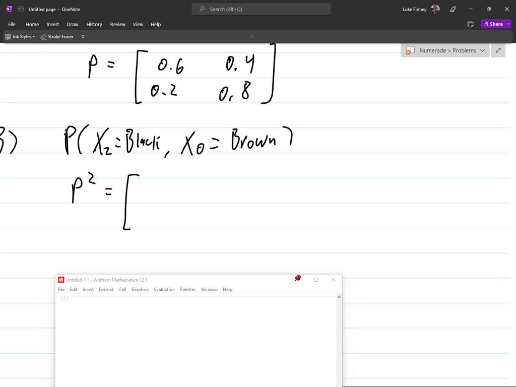 Solved Markov Chains Find Direct Applications In Genetics Here Is An Example An Offspring Of 5009