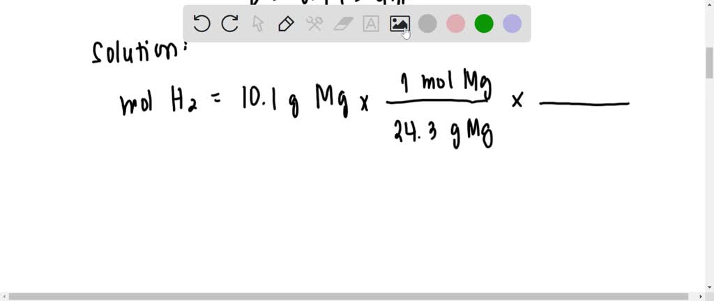 SOLVED: Hydrogen gas can be produced in the laboratory through the ...