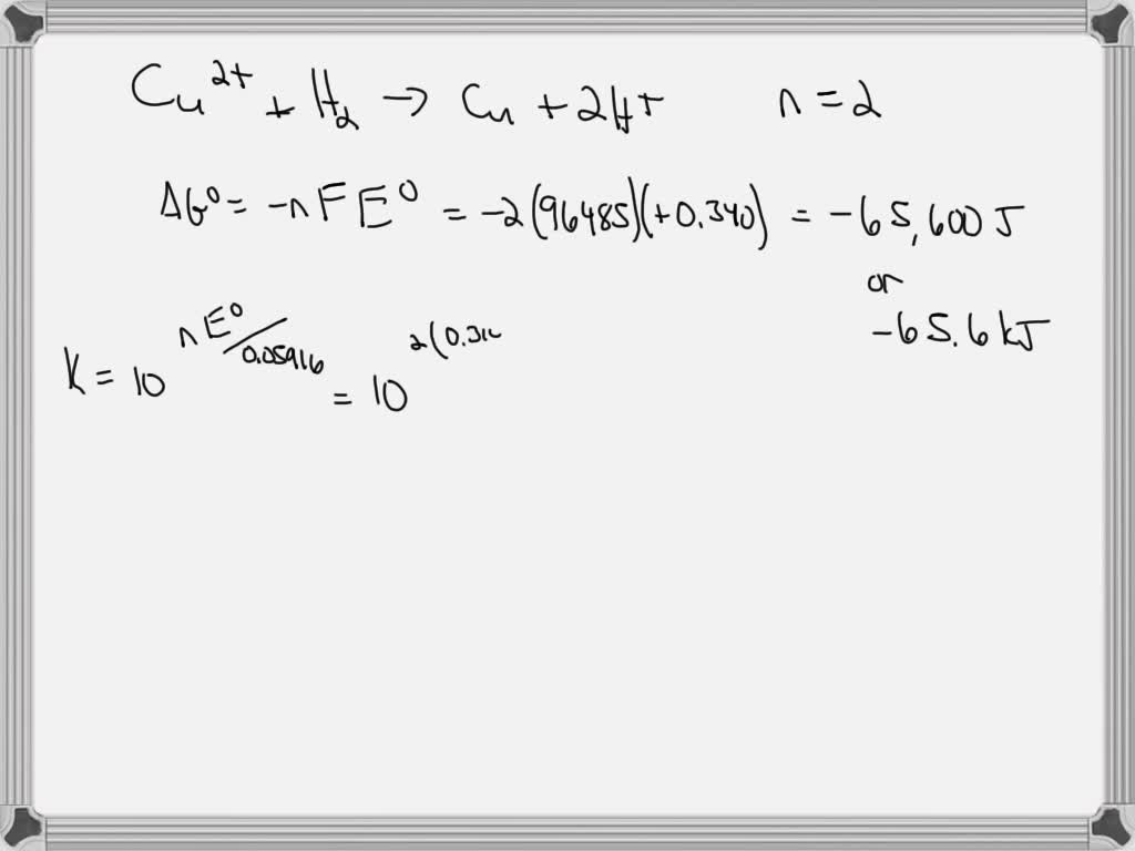 The following reaction is occurring in a galvanic cell: Cr3+ (aq) + Cl2 ...