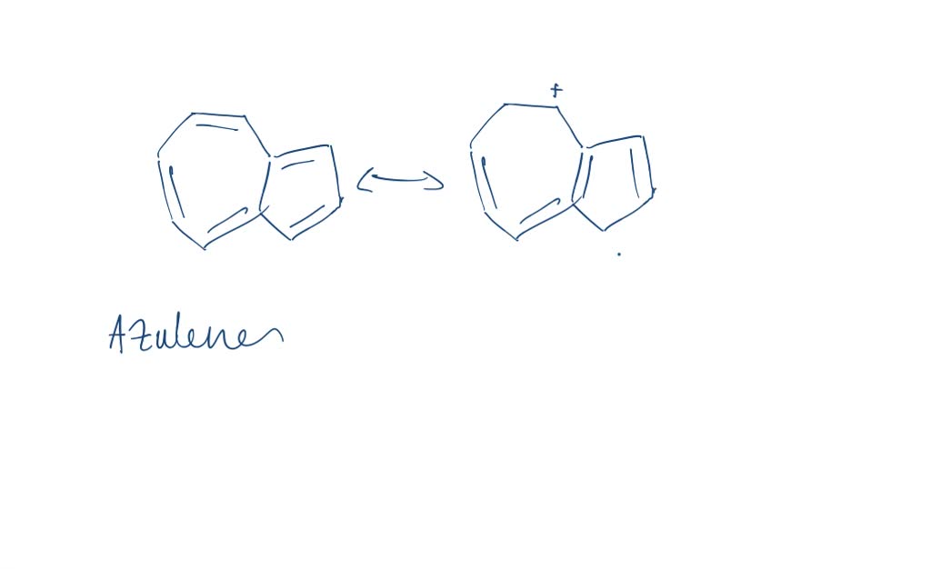 SOLVED:Azulene, an isomer of naphthalene, has a remarkably large dipole ...