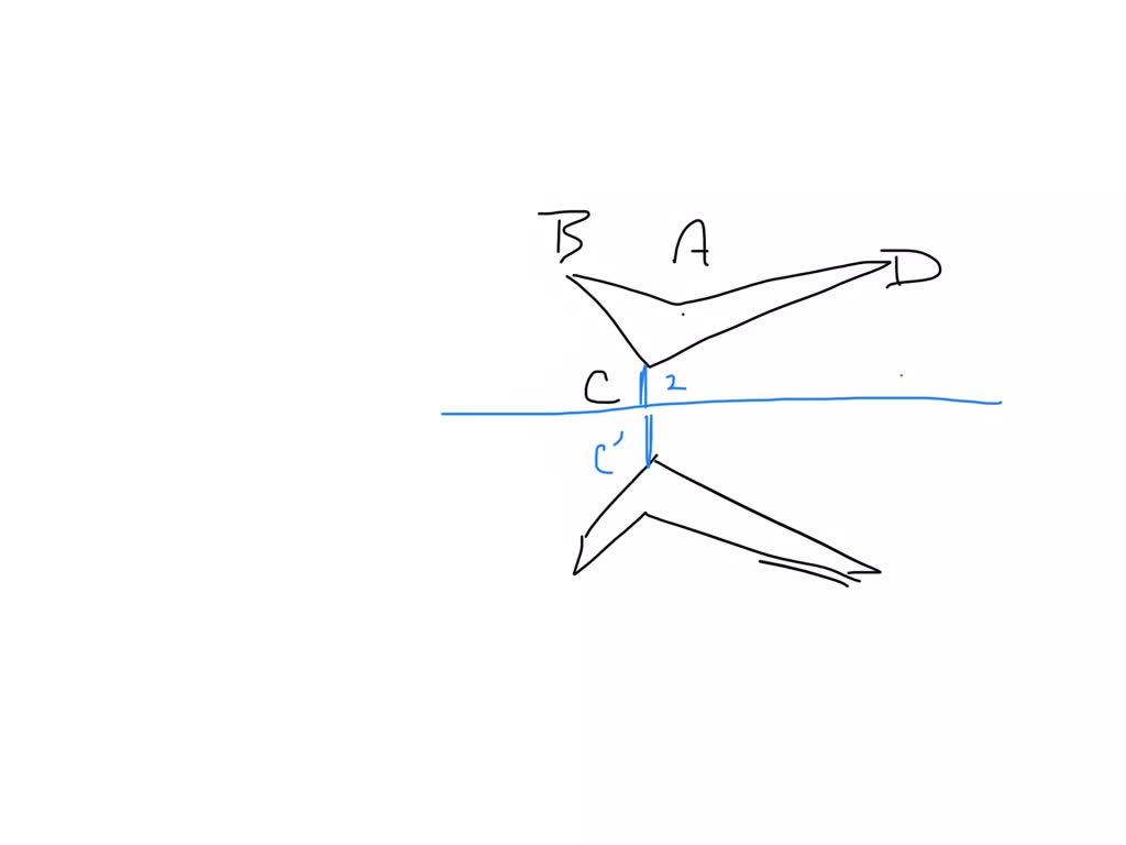 "draw the line of reflection that reflect quadrilateral ABCD onto ...