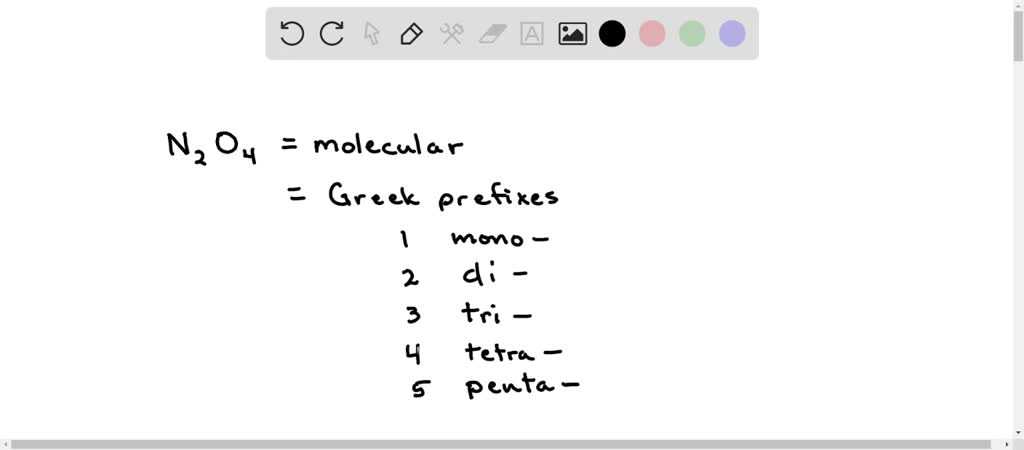 SOLVED: The chemical name for N204 is nitric oxide: nitrogen oxide ...